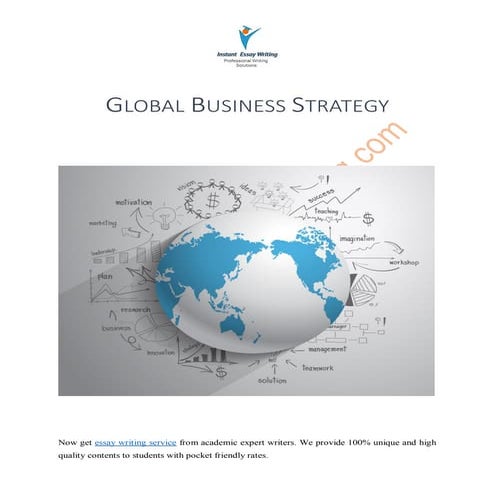 Sample on Importance of Global Business Strategy for an Organization ...