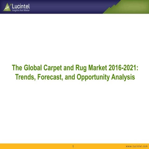 Global Carpet and Rug Market | PPT