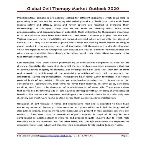 Placid way stem cell therapy medical tourism program | PDF