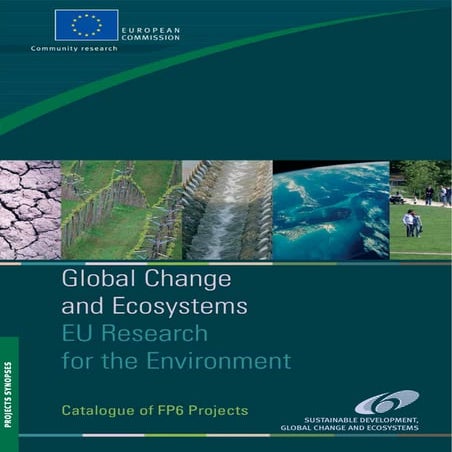 Global change and ecosystems eu research for the environment | PDF