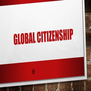 Global citizenship | PPTX