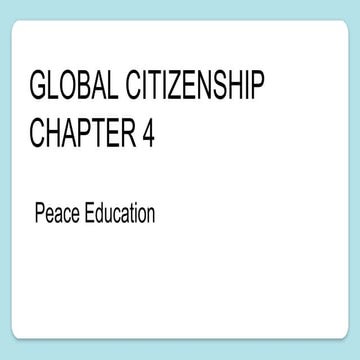 global citizenship chapter 4.pptx....... | PPTX