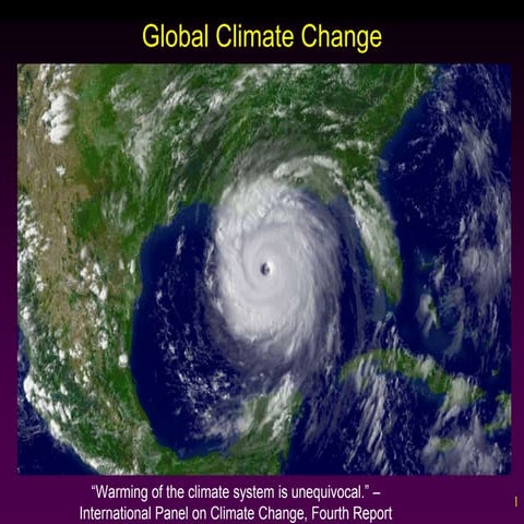 Global climate change | PPTX