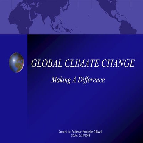 Global Climate Change | PDF