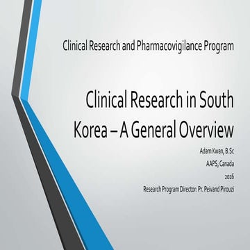 Global Clinical Research - South Korea | PPT