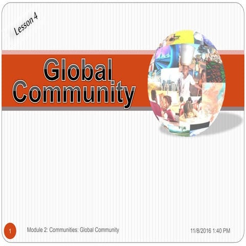 Global community | PPTX
