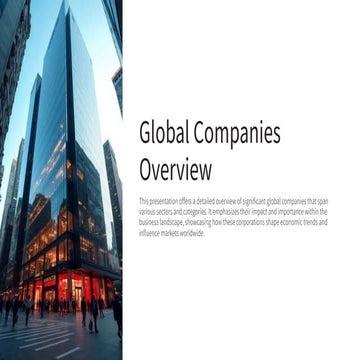 Global Companies Overview.pdf list of co | PDF