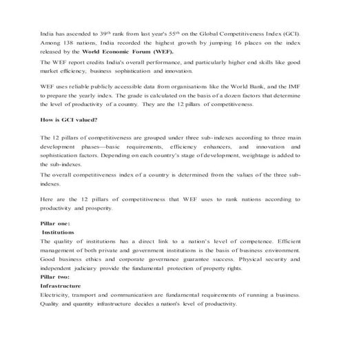 Global competitiveness | DOCX