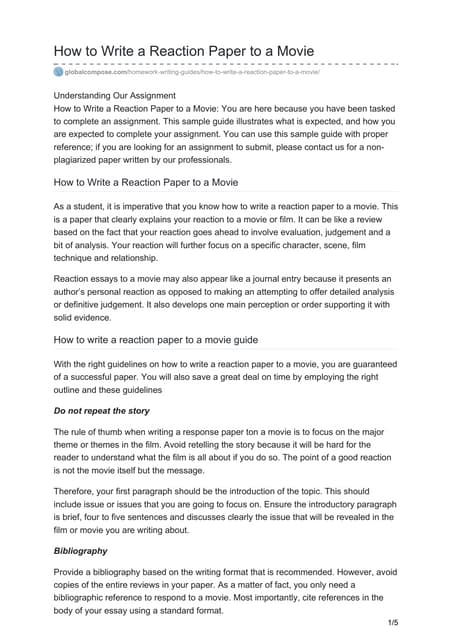 How to write a theater report | DOC | Screenwriting | Content Production