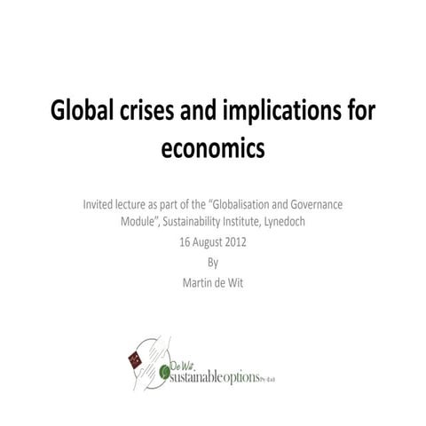 Global crises and economic implications | PPT