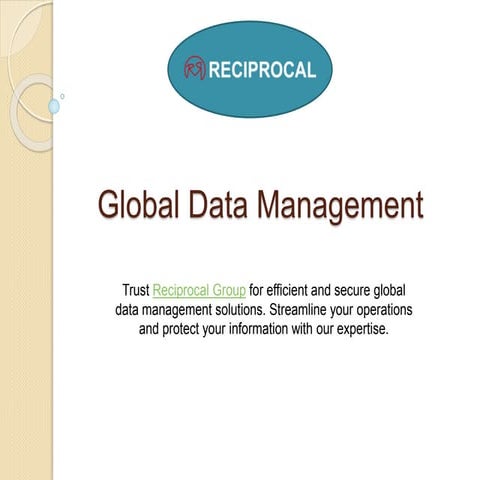 Global Data Management | PPT