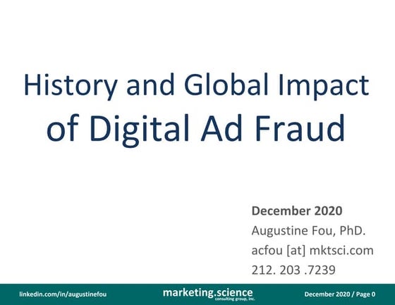 Four types of digital ad spend updated august 2020 | PPT