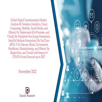 Global Digital Transformation Market: Size, and Trends with Impact of ...