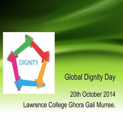 Global dignity day | PPT