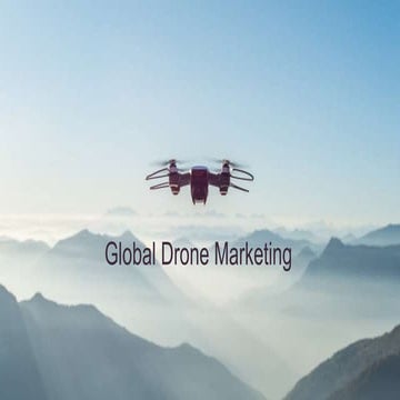 Global drone marketing | PPTX
