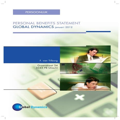 Personal Benefits Statement 2012 van Human Benefits | PDF
