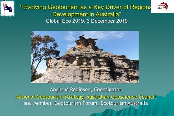 Geotourism and a Geopark in the Margaret River Region: Mark Delane | PPT