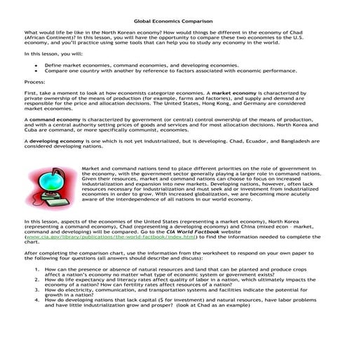 Southern and Eastern Asian Economic Systems | PPTX