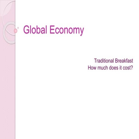 Global economy | PPT