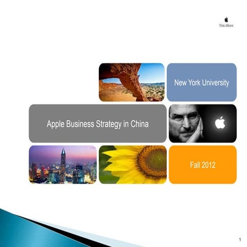 Apple Business Strategy in China | PPTX