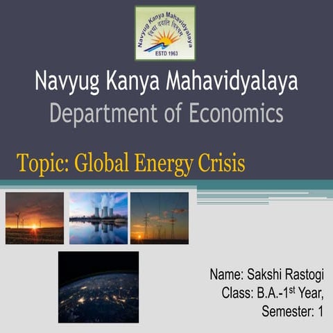 Global Energy Crisis | PPTX