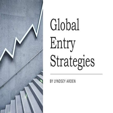 Global Entry Strategies | PPT