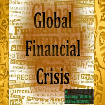 Presentation - Global financial crisis 2008 | PPTX
