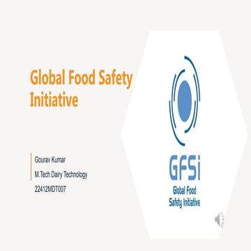 Global Food Safety Initiative | PPTX