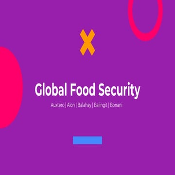 Global food security | PPTX