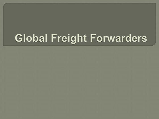 Independent Freight Forwarder Networks.pptx