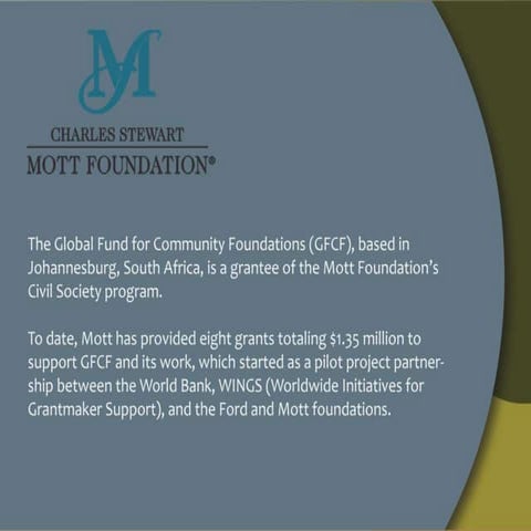 Global Fund for Community Foundations | PPTX