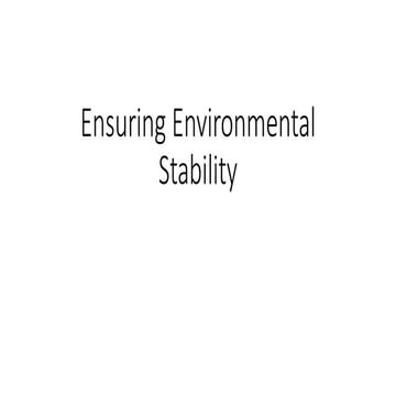 Ensuring Environmental Stability through Social Media | PPT
