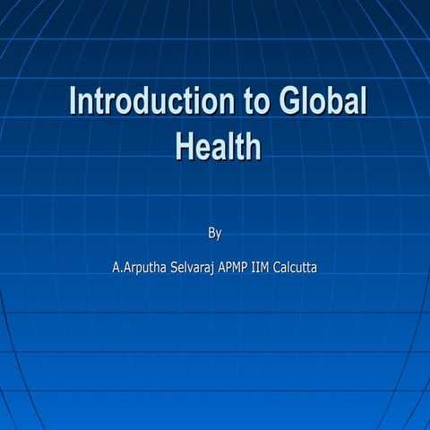 Global Health 2015 | PPT