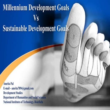 Millennium Development Goals Vs Sustainable Development Goals | PPTX