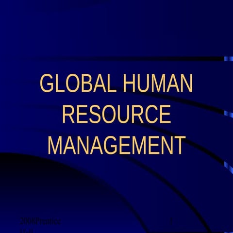 Global hrm | PPT