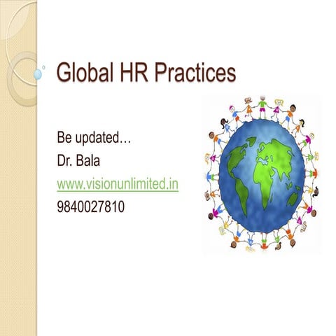Global hr practices | PDF