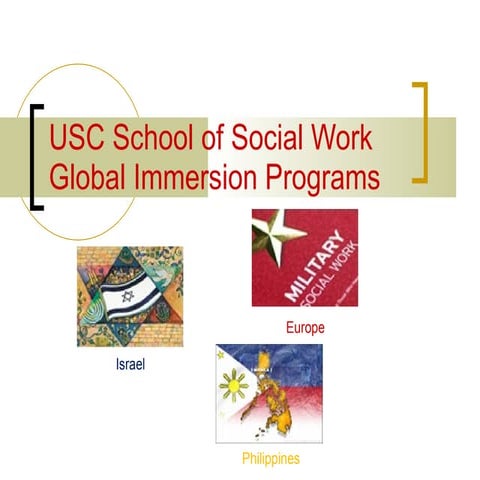 Global immersion presentation (2011 2012) | PPT