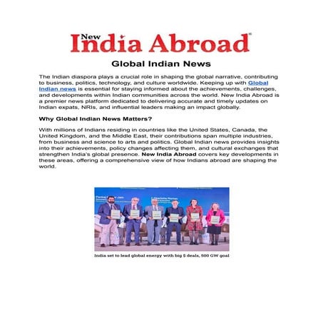 Discover The Best Global Indian news.pptx