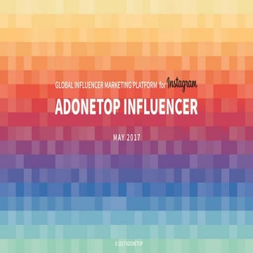 Global influencer proposal may 2017 adonetop | PDF