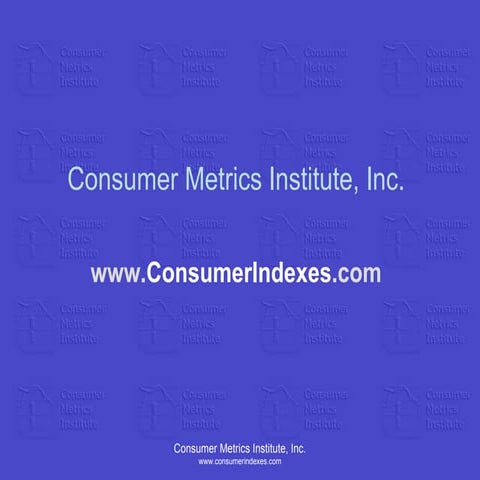 Global insights 06-13-11-consumer-metrics_institute | PPT