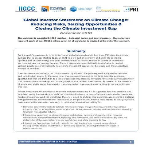 Opic presentation (The U.S. Government's Development Finance ...