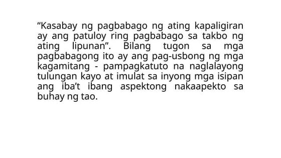 Globalisasyon: Ang Konsepto at Perspektibo | PPTX