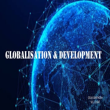 Globalisation and development | PPT