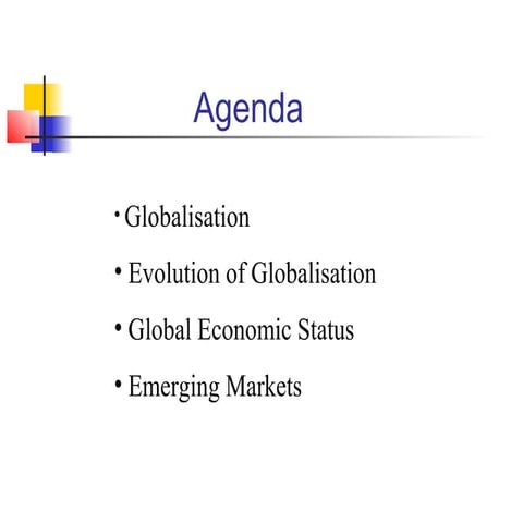 Globalisation & emerging markets | PPT