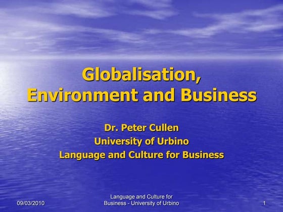 Globalisation | PPT