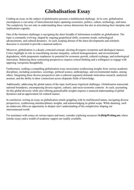 Globalization Pros And Cons Essay.pdf