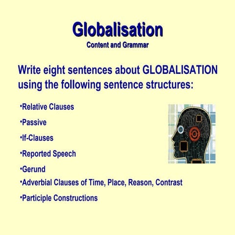 Globalisation Grammar1 | PPT