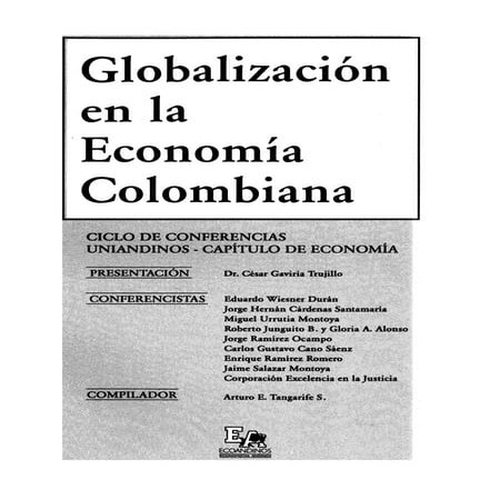 Globalización en la Economía Colombiana | PDF