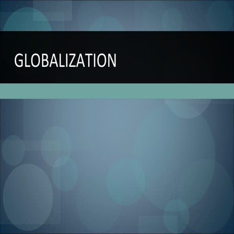Globalization | PPT