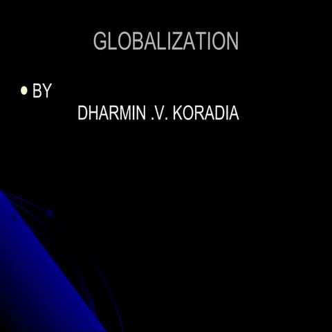 Globalization | PPT
